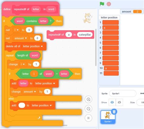 How Can I Count The Number Of Times A Letter Appears In A Variable Discuss Scratch