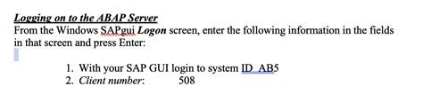 Solved SAP Question Very Basic How Would I Log Into A Chegg Com