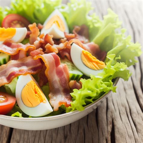 Classic Bacon And Egg Salad Satisfying And Delicious Recipe Mania