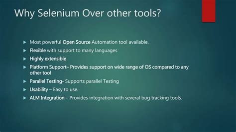 Introduction To Selenium Pptx Browsers Computer Software And Applications