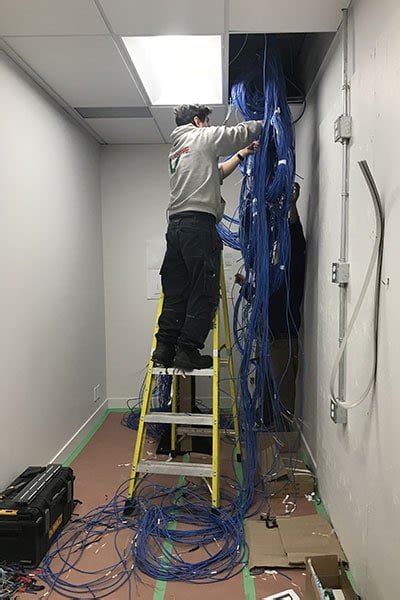 Server Room Network Cabling Montreal IT Support