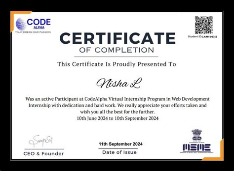 Nisha L On Linkedin Codealpha