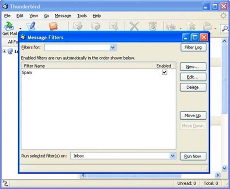 Mozilla Thunderbird Spam Filtering OntheNet