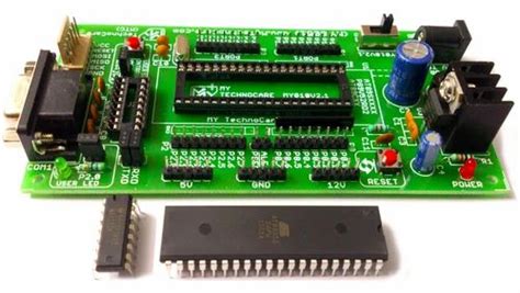 learn atmel 8051 microcontroller board electronic engineering