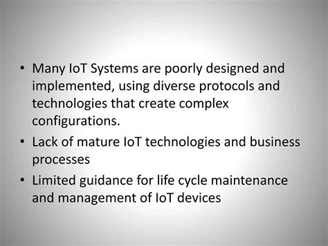 Key Challenges Facing The Future Of Iot Pptx Internet Computing