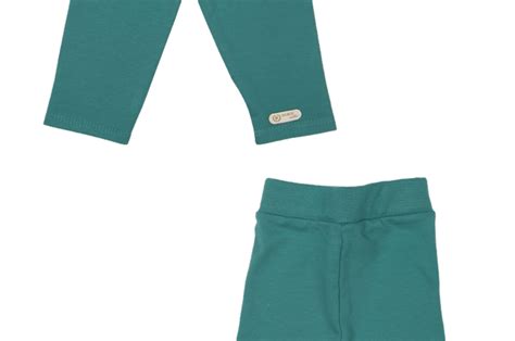 شلوار سبز دخترانه پروانه چیندار برند برگ سبز