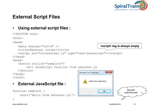 Intro Javascript Ppt