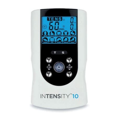 Intensity 10 Digital Tens Unit With 10 Pre Set Body Part Treatment Pro