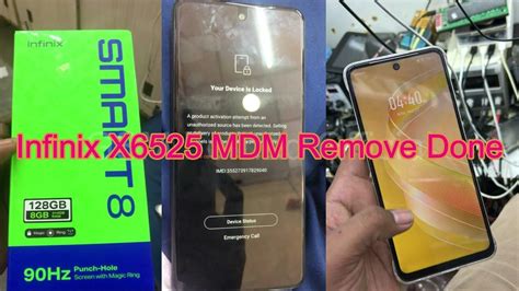 Infinix Smart 8 X6525 MDM Lock Remove