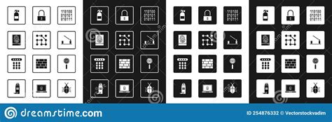 Set Binary Code Graphic Password Protection Fingerprint Fire