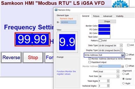 Samkoon HMI Modbus RTU LS IG5A VFD Tutorial Plc247 Com
