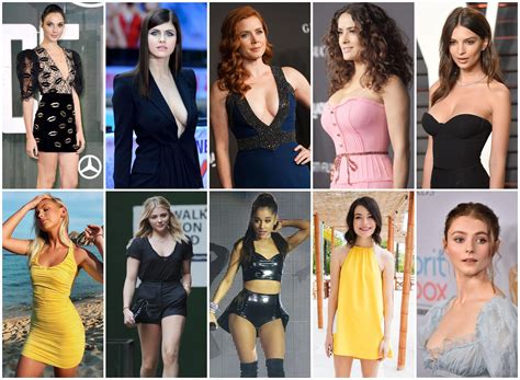 Pick One Hot Experienced One From The Top Row To Teach One Cute