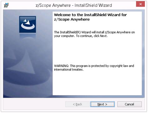 Installing Z Scope Anywhere