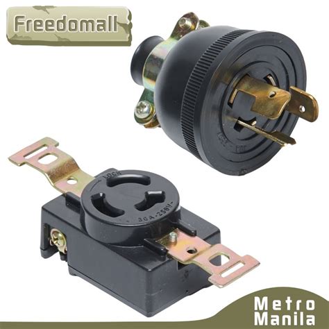 2kw 168f 170f Gx160 Generator Socket Plug 3‑hole Single‑phase Plug