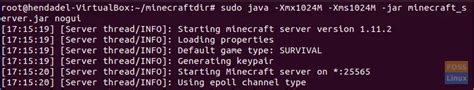 How To Install Minecraft Server On Ubuntu Foss Linux