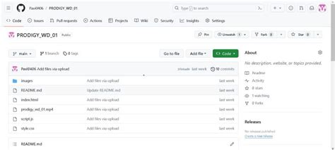 Pavithra Sr On Linkedin Prodigyinfotech Intern Webdevelopment Internship