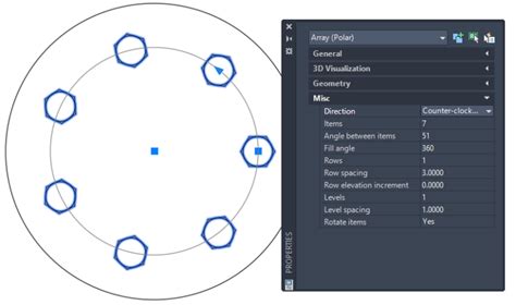 How To Use Autocads Array Command