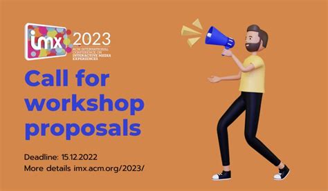 Koray Tahiroğlu On Linkedin Acm Imx Workshop Proposals Deadline Is Next Week 15 12 2022