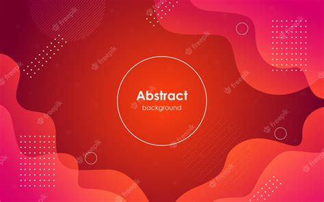 Premium Vector Minimal Red Abstract Geometric Fluid Dynamic Shape Composition Wavy Background