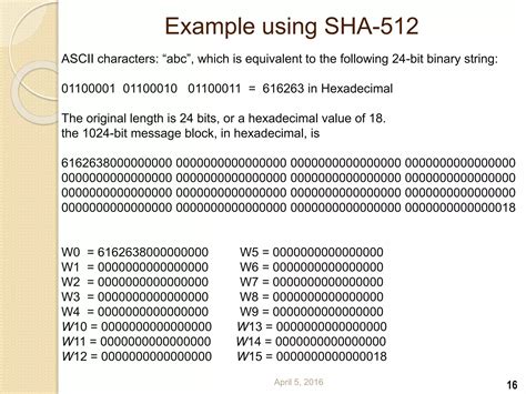 Secure Hash Algorithm Sha 512 Pptx