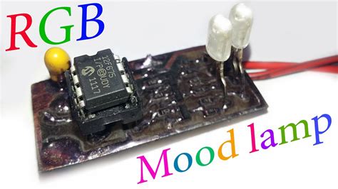 rgb mood lamp project with pic 12f675 simple rgb led blinker