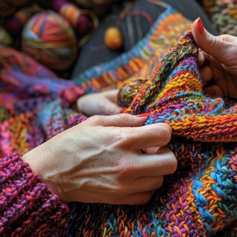 Free Colorful Knitting Activity Image Knitting Yarn Craft