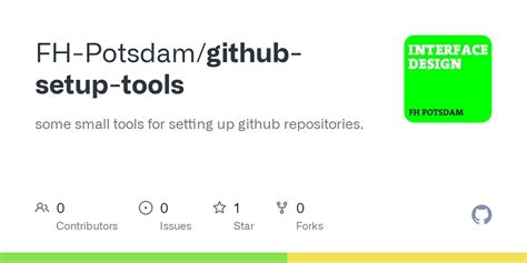 GitHub FH Potsdam Github Setup Tools Some Small Tools For Setting Up Github Repositories