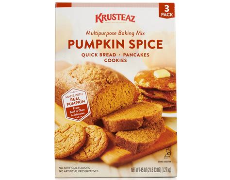 Krusteaz Quick Bread Mix 3 X 15 Oz Pumpkin Spice