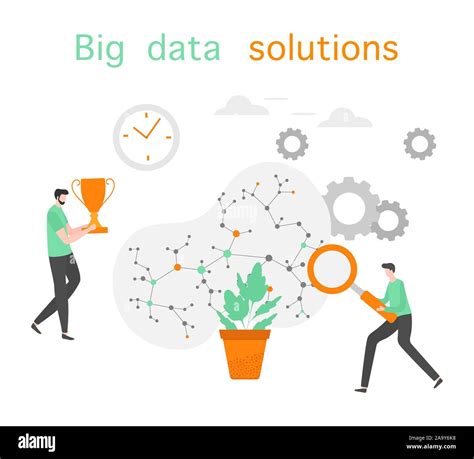 Vector Illustration Of Business Growth Financial Increase People