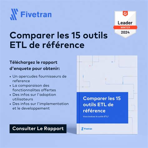 Top 15 Comparatif Des Outils Etl Fivetran