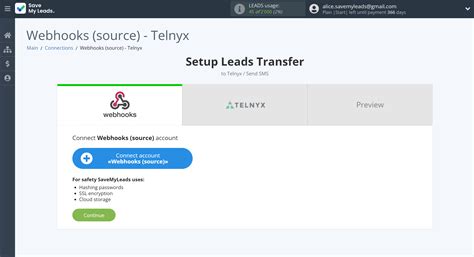 How To Connect Webhooks With Telnyx Savemyleads