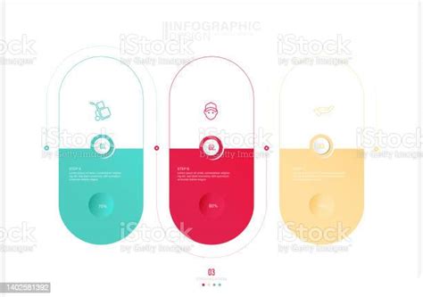 프리젠 테이션 벡터 인포 그래픽 템플릿 3 단계 스톡 일러스트 레이 션 인포 그래픽 목록 아이콘 성공 쇼핑 서클 3에 대한 스톡 벡터 아트 및 기타 이미지 Istock