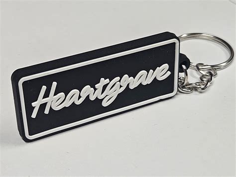 Script Keychain Heartgrave