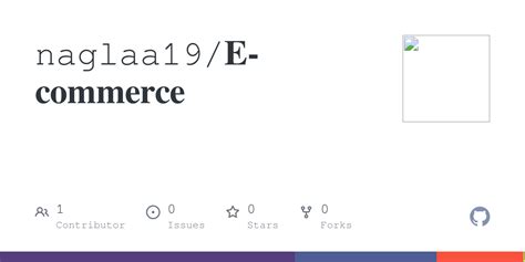 GitHub Naglaa E Commerce