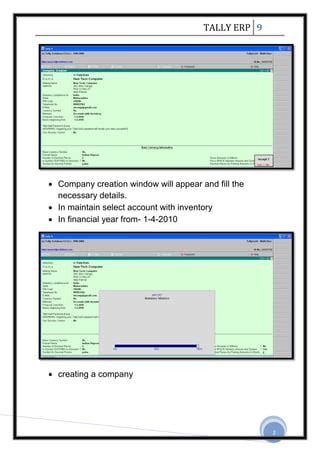 Tally ERP In ITT PDF