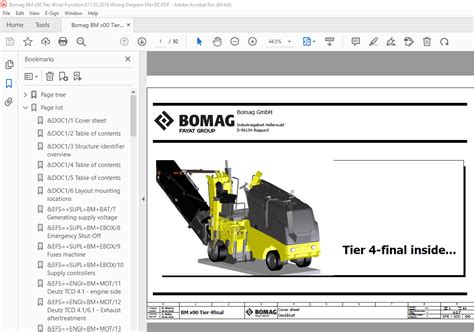 bomag bm x00 tier 4final function 617 wiring diagram manual en de pdf