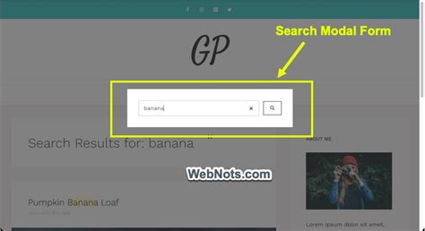 how to add header navigation search in wordpress webnots
