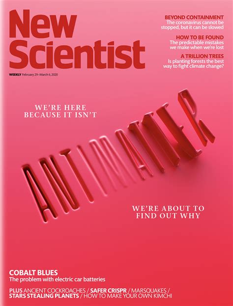 Antimatter New Scientist On Behance