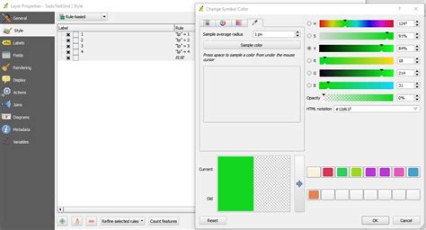Polygon Changing Categorized Style Color Simultaneously In QGIS Geographic Information