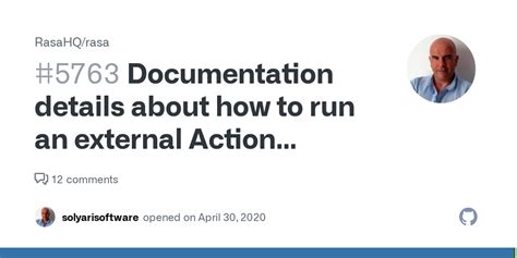 documentation details about how to run an external action server