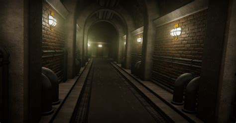 modular sewer tunnels 3d industrial unity asset store