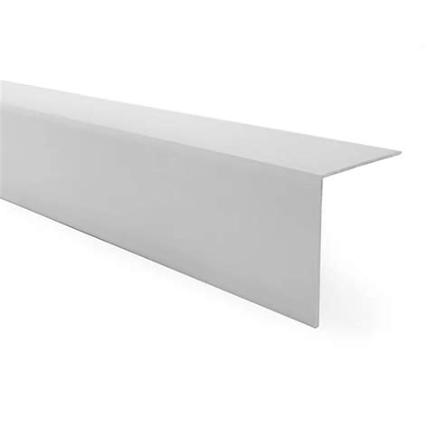 Durable Angle Pcv Wall Corner Protector 20x10mm 1m L Gray