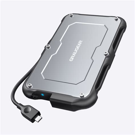 USB Type-C® Enclosure for 2.5“ SATA SSD/HDD - GRAUGEAR