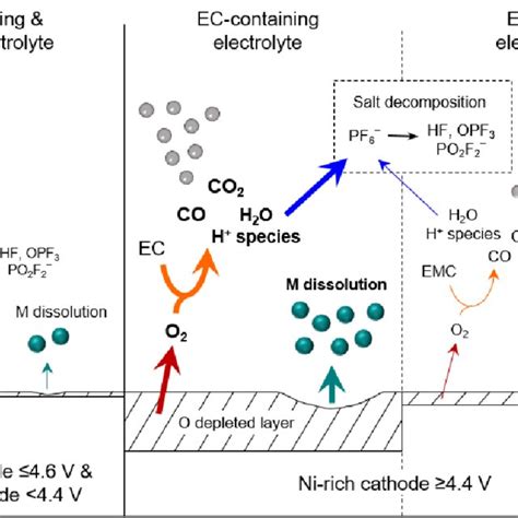 Schematic Illustration Of The Proposed Degradation Pathways For Low Ni Download Scientific