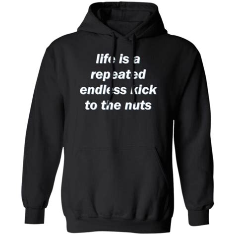 Life Is A Repeated Endless Kick To The Nuts Shirt 2024