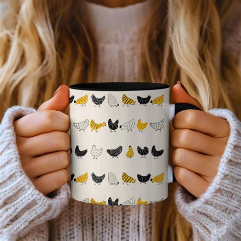 Cute Chicken Mug Funny Chicken Lady T Chicken Owner Coffee Mug