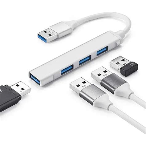 4 Port USB 3 0 Hub Slim Portable USB Hub Extensions Ido Lk