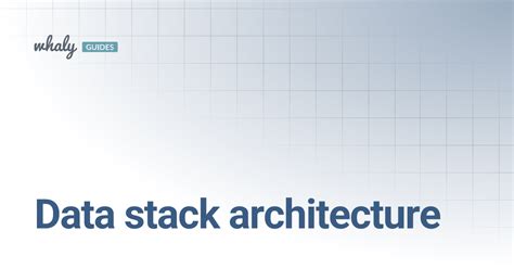 Data Stack Architecture Help