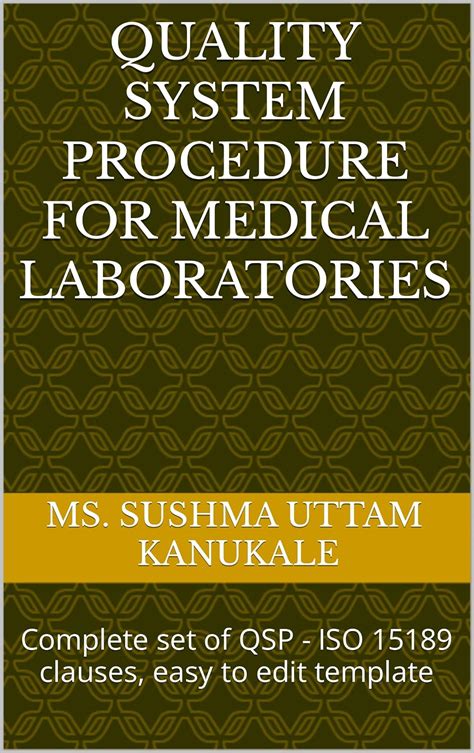 Quality System Procedure For Medical Laboratories Complete