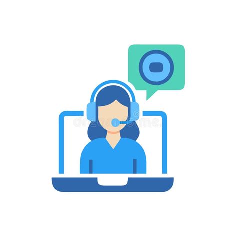 Icon Of Virtual Assistant For Task Management Stock Illustration Illustration Of Efficiency